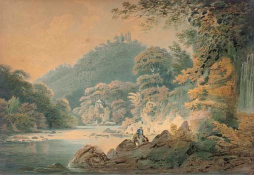 Francis Nicholson, O.W.S. (1753-1844) , Hackfall, near Ripon, Yorkshire ...