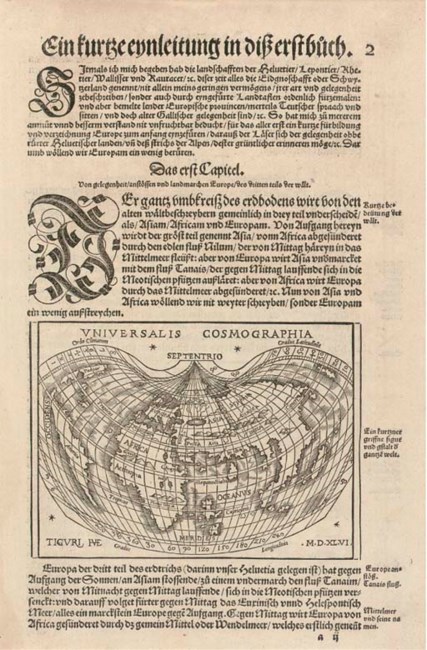 HONTER, Johann (1498-1549). Universalis Cosmographia. [?Zurich ...