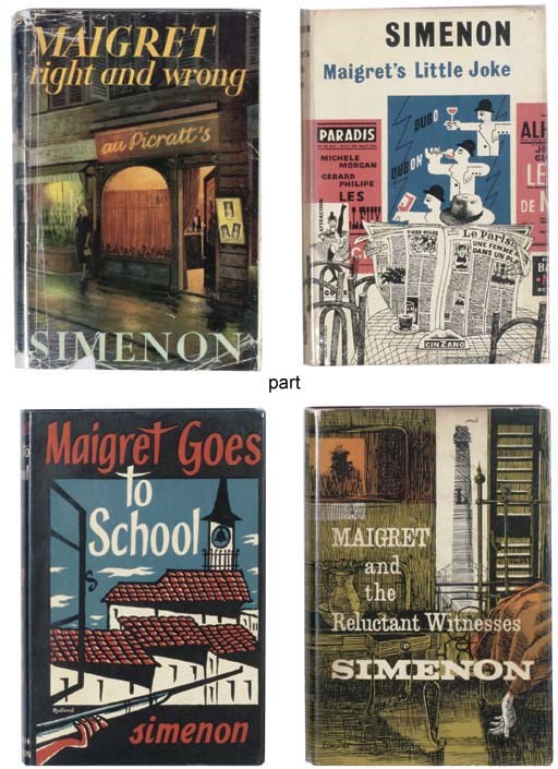 SIMENON, Georges (1903-89). A collection of 41 "Maigret" books, almost ...