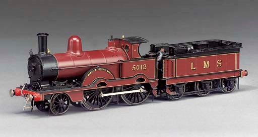 The LMS (ex-LNWR) Precedent Class 2-4-0 locomotive and tender No. 5012 ...