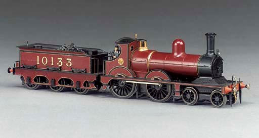 The LMS (ex Furness Railway) 4-4-0 locomotive and tender No. 10133 ...
