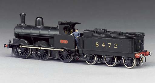 The LMS (ex-LNWR) Class 2 0-6-0 locomotive and tender No.8472,