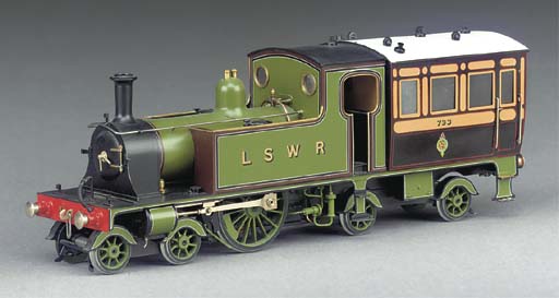 A detailed 7mm finescale 2-rail electric model of the LSWR 4-2-4 ...