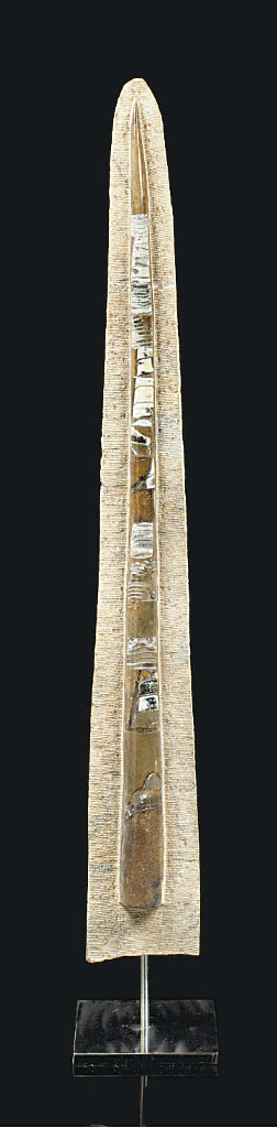 An orthoceras phragmacone spear,
