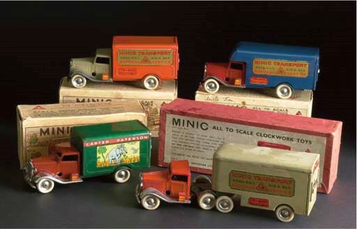 Triang Minic pre-war Lorry Bonnet Vans | Christie's