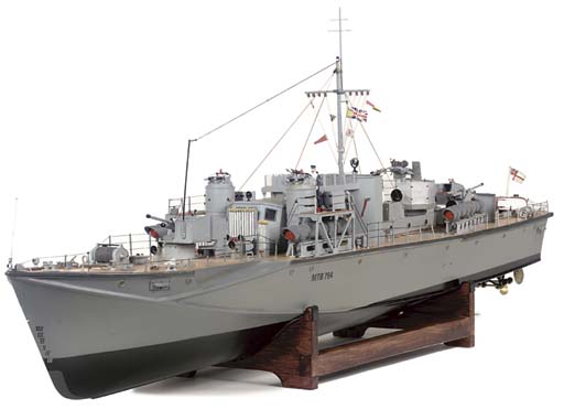 A FINELY DETAILED 1:24 SCALE WOOD AND FIBREGLASS RADIO-CONTROLLED MODEL ...