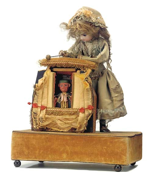 Little girl with puppet theatre automaton | Christie's
