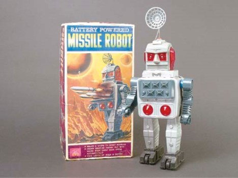 An Alps battery-operated Missile Robot | Christie's
