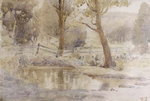 WALTER HERBERT WITHERS (1854-1914) , Besides the Still Waters | Christie's