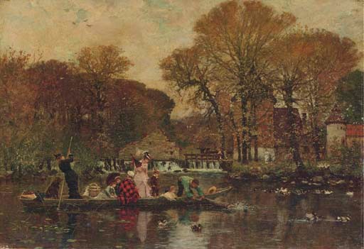 Armand Charnay (French, 1844-1916) , The Boat Ride | Christie's