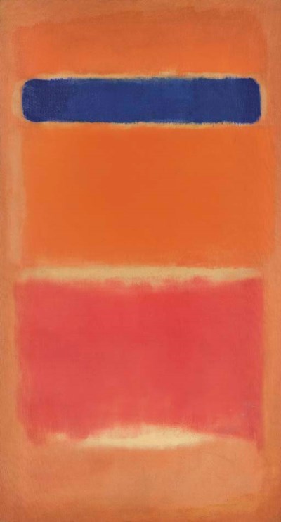 Mark Rothko (1903-1970) , Blue Over Red | Christie's