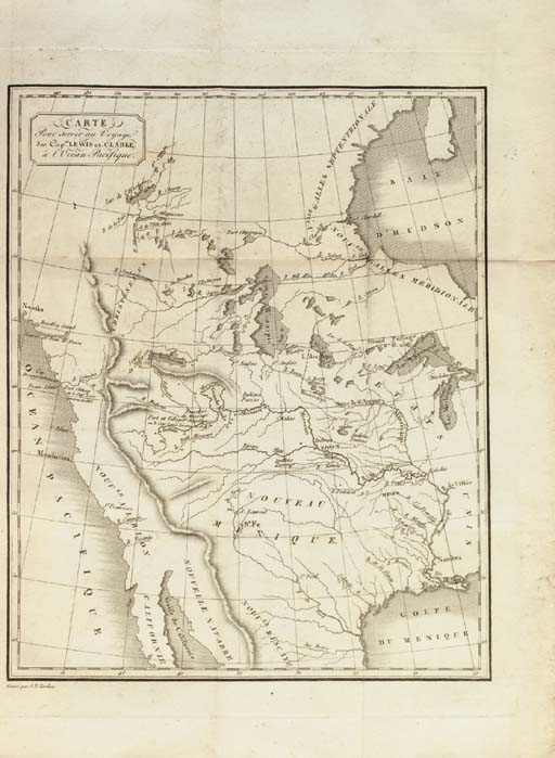 GASS, Patrick (1771-1870). Voyage des Capitaines Lewis et Clarke ...