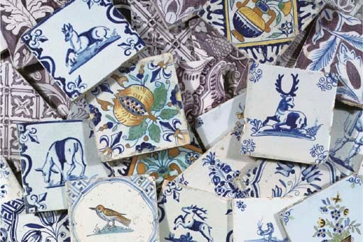 A collection of hundred tiles , VARIOUS DATES, 17TH AND 18TH CENTURIES ...