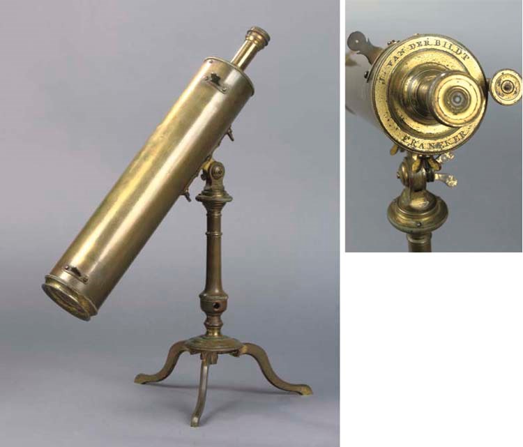 A DUTCH BRASS TELESCOPE , BY J. VAN DER BILDT, FRANEKER (1709-1791 ...