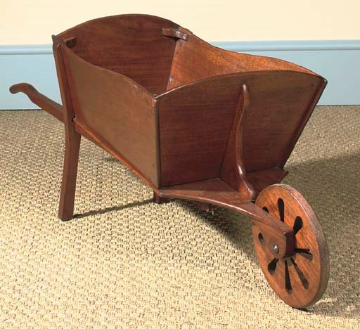 A MID-VICTORIAN MAHOGANY BOOK-BARROW , THIRD QUARTER 19TH CENTURY ...