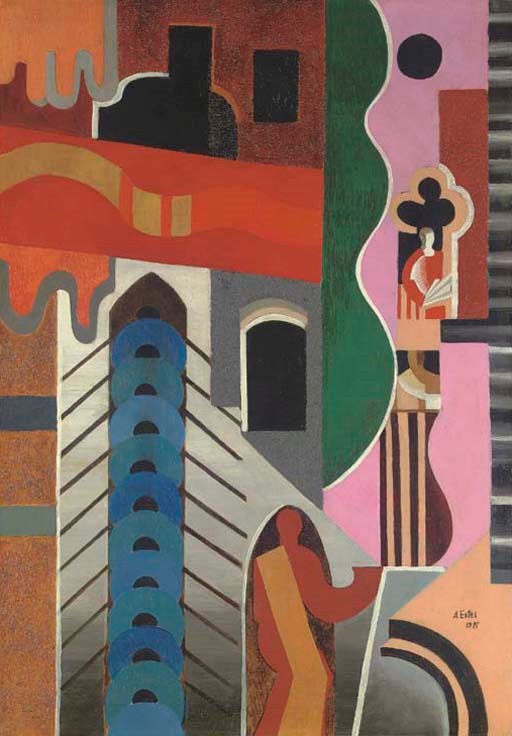 Alexandra Exter (1884-1949) , Venise - le bateau et la ville | Christie's