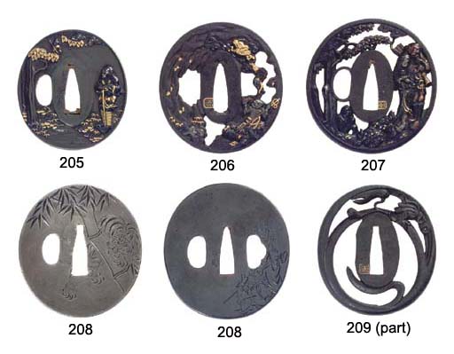 TWO SHIBUICHI TSUBA