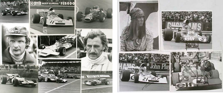 Grands Prix and motor racing photographs 1960s-1970s; a large quantity ...