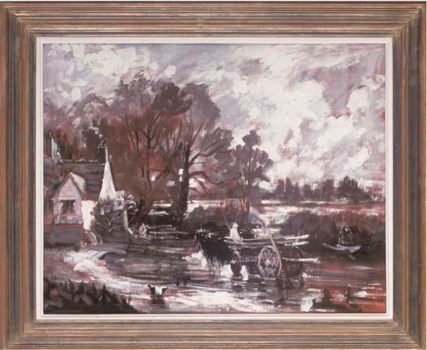 Tom Keating (British, 1917-1984), After John Constable , The haywain ...