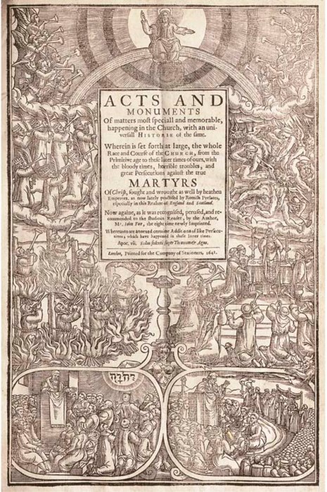 FOXE, John (1516-1587). Acts and Monuments of ... Great Persecutions ...