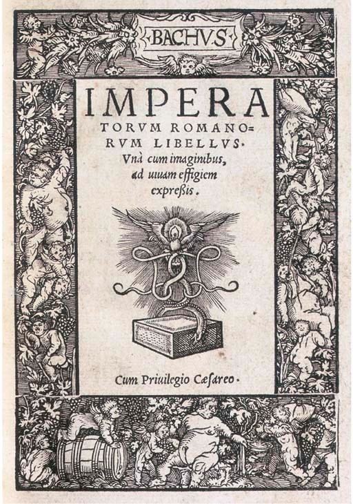 HUTTICH, Johannn (1480?-1544). Imperatorum Romanorum libellus. Vna cum ...