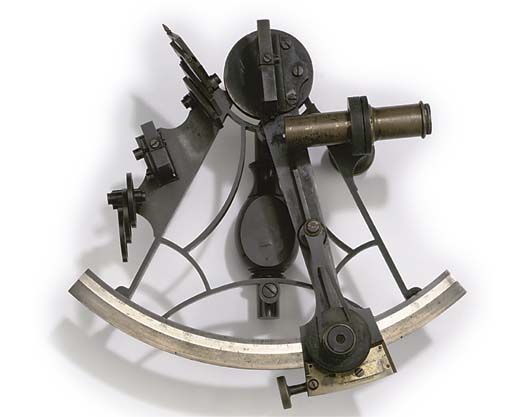 A 19TH-CENTURY 6IN. RADIUS VERNIER SEXTANT BY WHITBREAD