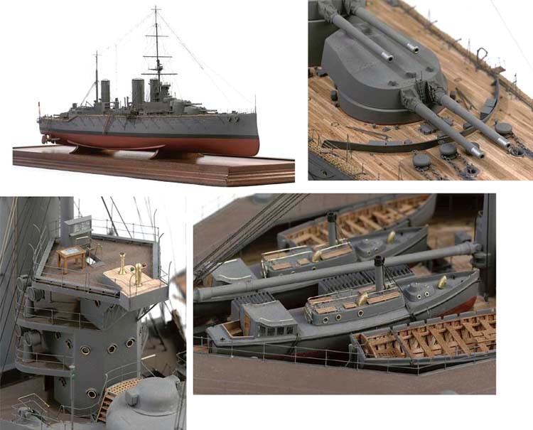 A FINELY DETAILED EXHIBITION-STANDARD 1/16"-1' SCALE MODEL OF THE 'LION ...