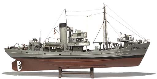 A WELL-BUILT AND DETAILED RADIO-CONTROLLED WOOD AND FIBREGLASS SCALE ...