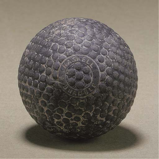 A HASKELL PATENT BRAMBLE-PATTERN GOLF BALL