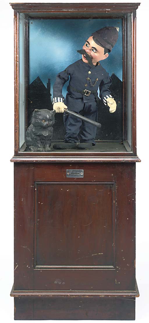 A 'Laughing Sailor' coin-operated automaton by Modern Enterprises ...