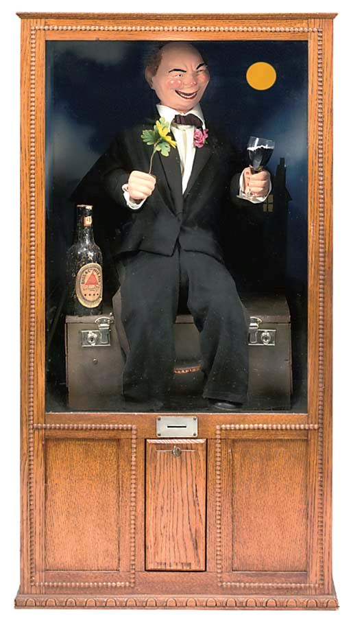 A 'Laughing Drunkard' coin-operated automaton | Christie's