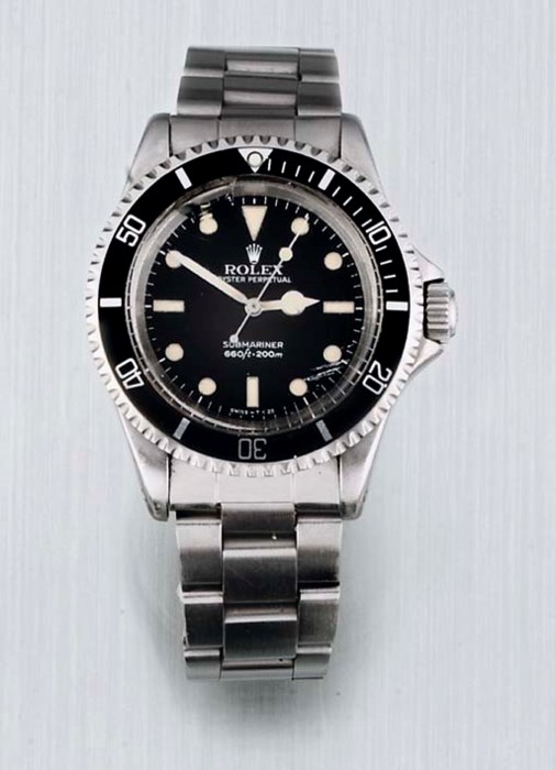 Rolex. A Stainless Steel Automatic Water Resistant Wristwatch on ...