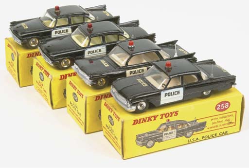 Dinky 258 USA Police Cars