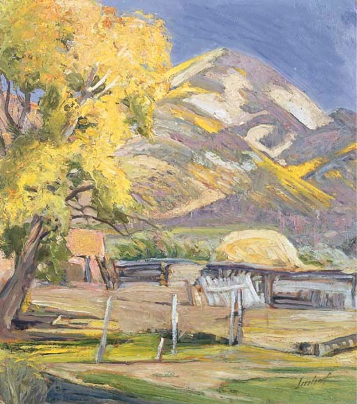 Joseph Imhof (1871-1955) , Southwestern Ranch | Christie's