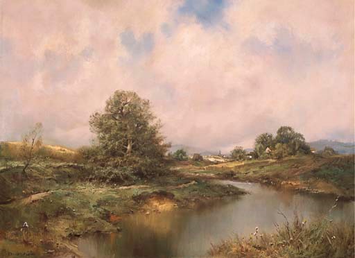 Ernest Parton (1845-1933) , Landscape | Christie's