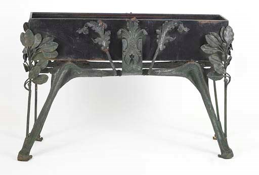 A PAIR OF WROUGHT IRON PLANTER BOXES | Christie's