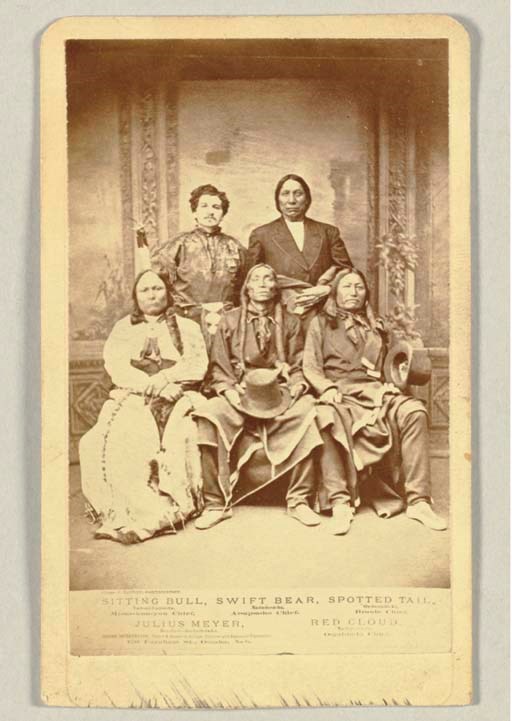 [NATIVE AMERICANS]. [MEYER, Julius (1839-?)]. Carte-de-visite ...