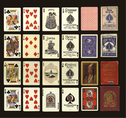 Collection of 4 decks: Steamboat 999 Deck, circa 1912, Cincinnati, The ...