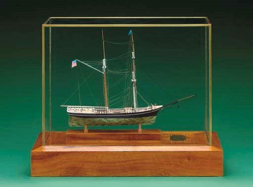 A exhibition standard model of the merchant brigantine Newsboy , LLOYD ...