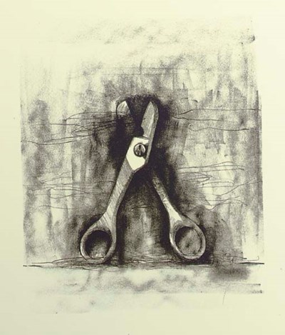 JIM DINE , Ten Winter Tools : [Scissors] (W.C. 112) | Christie's