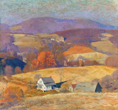 Daniel Garber (1880-1958) , Uplands, November | Christie's