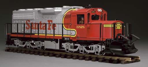 A Santa Fe Diesel Locomotive