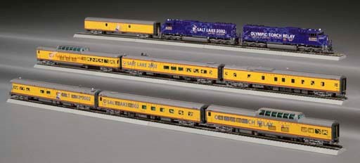 A Union Pacific 2002 Olympic Torch Relay Commemorative SD-70M Diesel ...