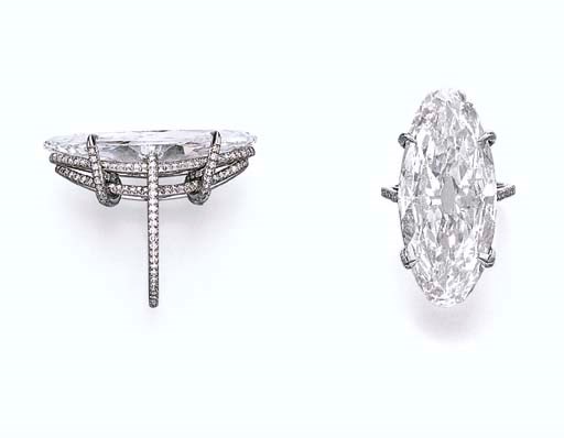 A DIAMOND "THREAD" RING, BY JAR | Christie's