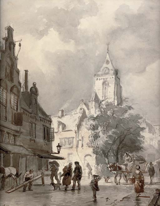 Cornelis Springer (Dutch, 1817-1891)