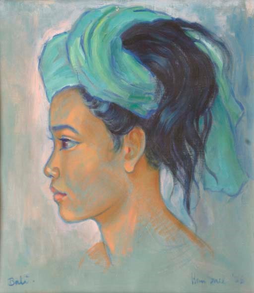Han Snel (DUTCH 1925-1998) , Portrait of Made Siti | Christie's