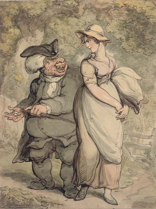 Thomas Rowlandson (1756-1827) , The parson and the maid | Christie's