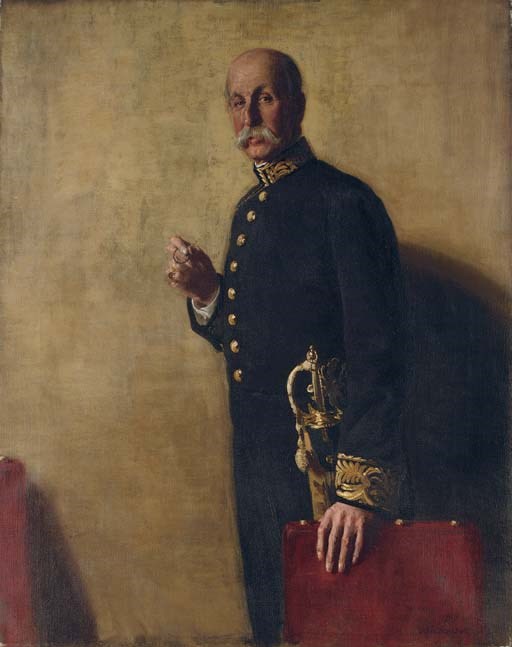 Sir William Nicholson (1872-1949) , Portrait of John Frederic Symons ...