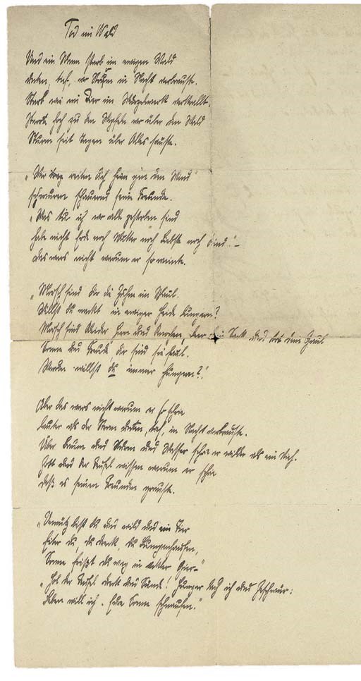 BRECHT, Berthold (1898-1956). Autograph manuscript signed ('Bert ...