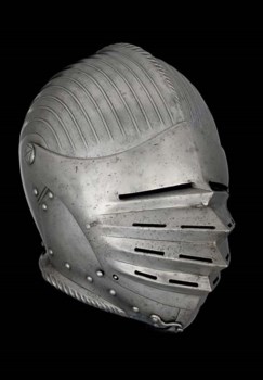 A GERMAN FLUTED ARMET, IN THE STYLE OF CIRCA 1520 , 19TH CENTURY ...